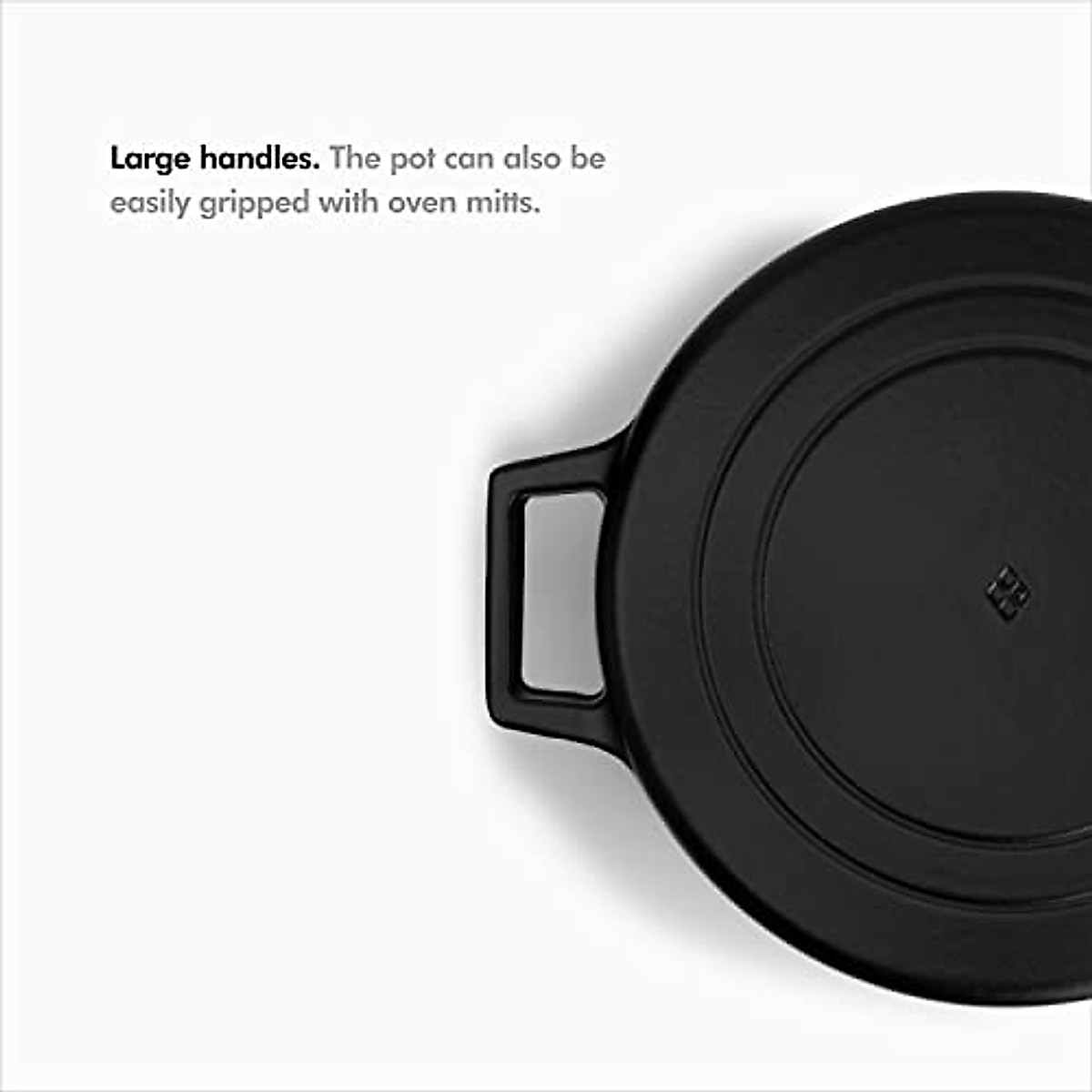 KIVY 6 QT Dutch Oven Pot with Grill Pan Lid - Enamel Dutch Oven for sourdough bread baking - Enameled Cast Iron Dutch Oven with Lid Cast Iron Pot - Instant Dutch Oven Set - Dutch Ovens with Lids