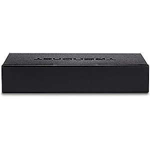 TRENDnet 5-Port Gigabit PoE+ Powered EdgeSmart Switch with PoE Pass Through, 18W PoE Budget, 10Gbps Switching Capacity, Managed Switch, Wall-Mountable, Lifetime Protection, Black, TPE-P521ES