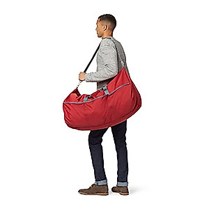 Amazon Basics Large Travel Luggage Duffel Bag, Red