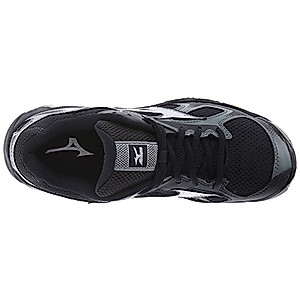 Mizuno Women's Wave Bolt 5-W Volleyball Shoe, Black/Silver, 6