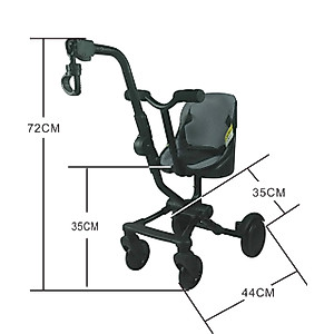 Englacha Uptown Rider – Child Rides Alongside Stroller Attachment with Comfy Padded Saddle Seat – Universal Fit for Most Strollers – Quick and Easy to Use – Designed for Safety