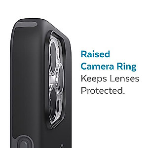 Speck Products CandyShell Pro Case + MagSafe Fits iPhone 13 Pro, Black/Slate Grey