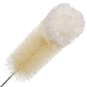 Redecker Natural Pig Bristle and Cotton Cleaning Brush, 12-5/8-Inches