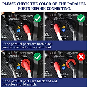 Gsuwhan 30 Amp Inverter Generator Parallel Cord, Compatible with Westinghouse Inverter Generator, 30A