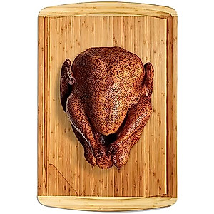 4XL Bamboo Extra Large Cutting Board for Kitchen 36 x 24 - Wood Countertop 24 x 36 Cutting Board - Wooden Extra Large Cutting Board 36 x 24 Butcher Block - Greener Chef