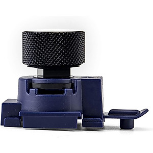 3mirrors Welding Hood (Pipeliner) Helmet Fasteners Headgear Replacement Parts Accessories Screws Flip Hood Aluminum - 1 Pair (Black Anodized Knurled)