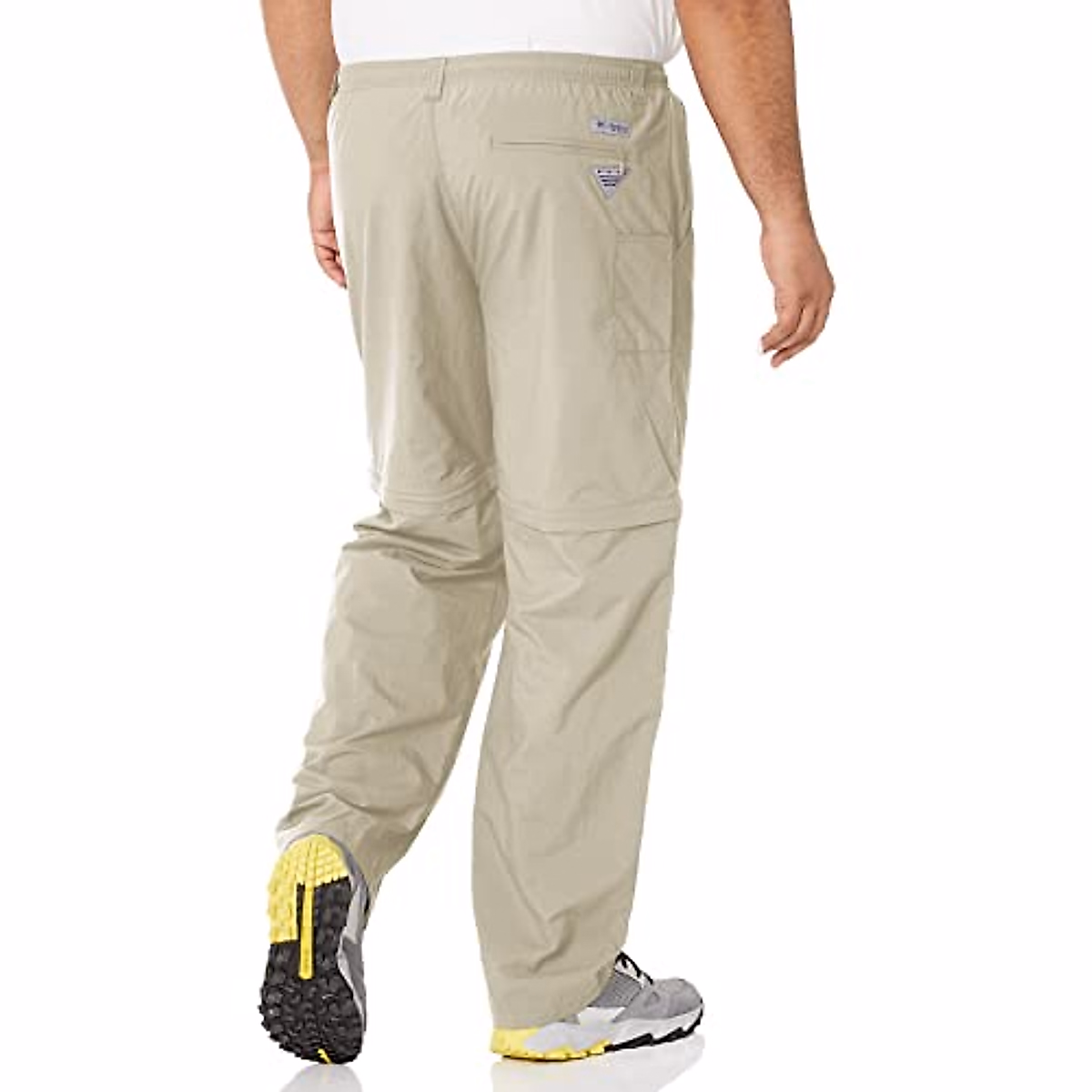 Columbia Men’s Backcast Convertible Sun Pants, Quick Drying Fossil