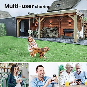 4MP Security Camera Outdoor, litokam 2.5K Cameras for Home Security Outside with 360° PTZ, Color Night Vision and Siren, Auto Tracking & AI Motion Detection, No Monthly Fee, 2-Way Talk