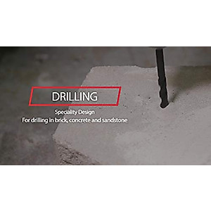 Drill America - DAM6X1 1" x 6" Carbide Tipped Masonry Drill Bit, Dam Series