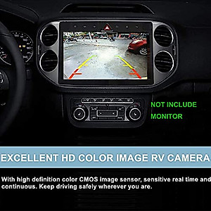 License Plate Frame Backup Camera Night Vision Car Rear View Camera with 8 Bright LEDs 170° Viewing Angle Waterproof Backup Camera Vehicle Universal Reversing Assist Security