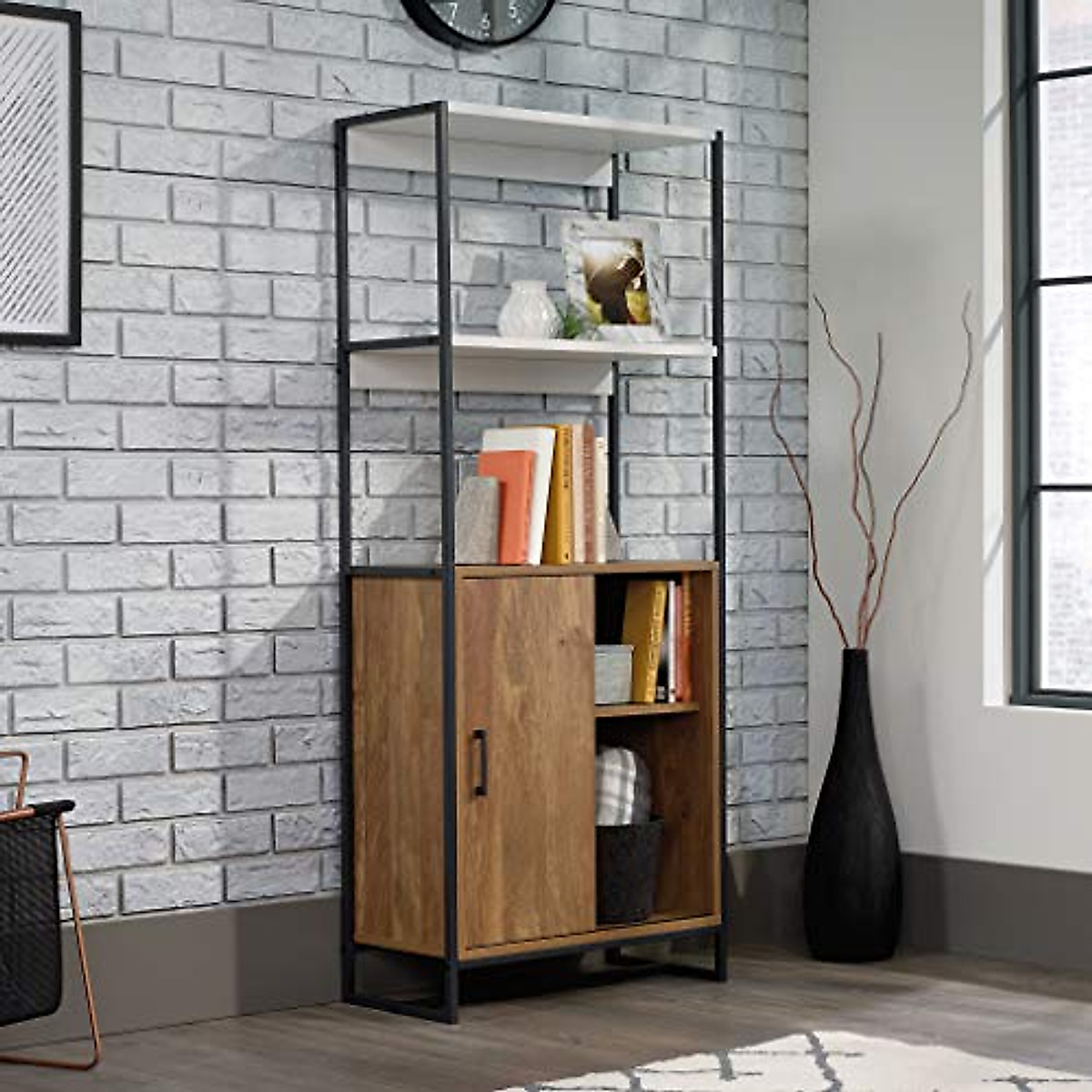Sauder Tremont Row Bookcase, Sindoori Mango Finish