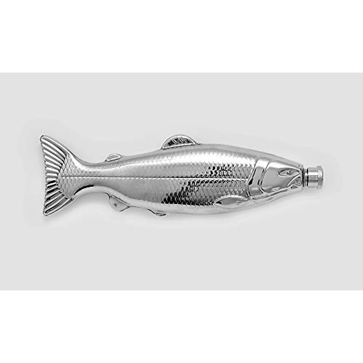 XuoAz Flasks-Men Stainless-Steel Fish-Shape Liquor-Flask with Funnel Set 4oz