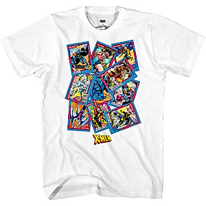 Marvel Graphic Tees X-Men - Trading Cards Collection by Jim Lee Unisex Shirt White