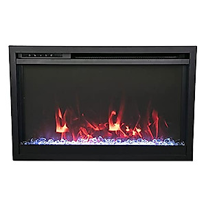 Amantii TRD Extra Slim 33" Traditional Electric Fireplace