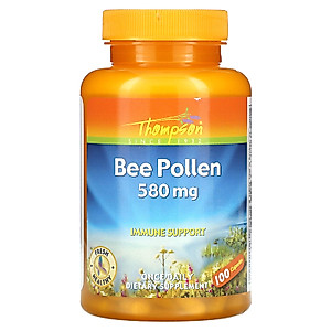 Thompson Bee Pollen, Capsule (Btl-Plastic) 580mg 100ct