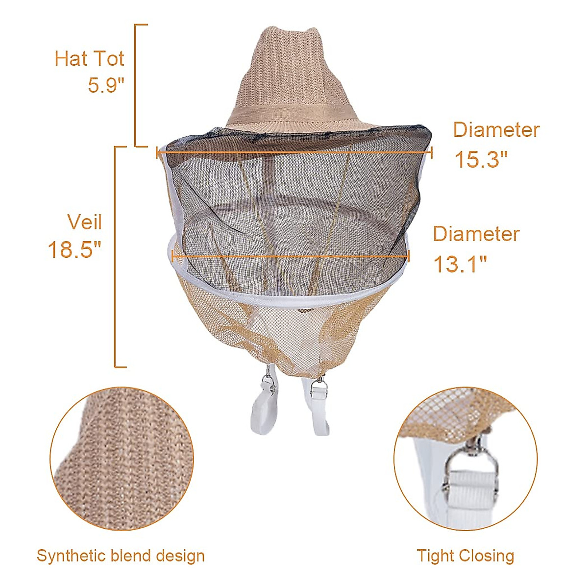 Beekeeping Supplies Bee Keeper Starting Kit 22 Pcs Beekeeping Tool Kit Bee Smoker Kit Including Beehive Tools,Uncapping Tool and Beekeeping Veil