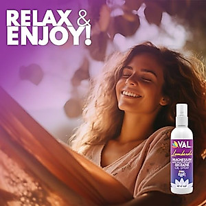 VAL Lombardi Magnesium Aromatherapy Spray with Peppermint & Essential Oils - Quick Comfort for Head Tension, Made in USA, 4 oz.