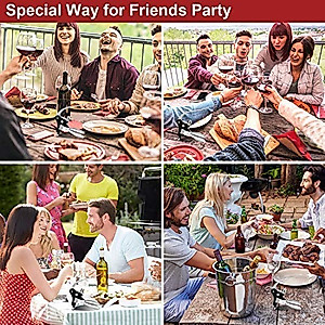 Wine Bottle Opener Corkscrew Set-[2020 Upgraded] Holleringlan Wine Opener Kit With Foil Cutter,Wine Stopper And Extra Spiral