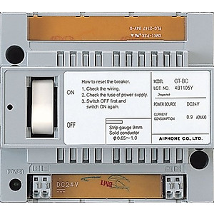 Aiphone Corporation GT-BC Audio Bus Control Unit for GT Series, Multi-Tenant Intercom, ABS Plastic Construction