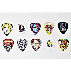 Nirvana | Kurt Cobain Guitar Picks (10 picks in a pack)
