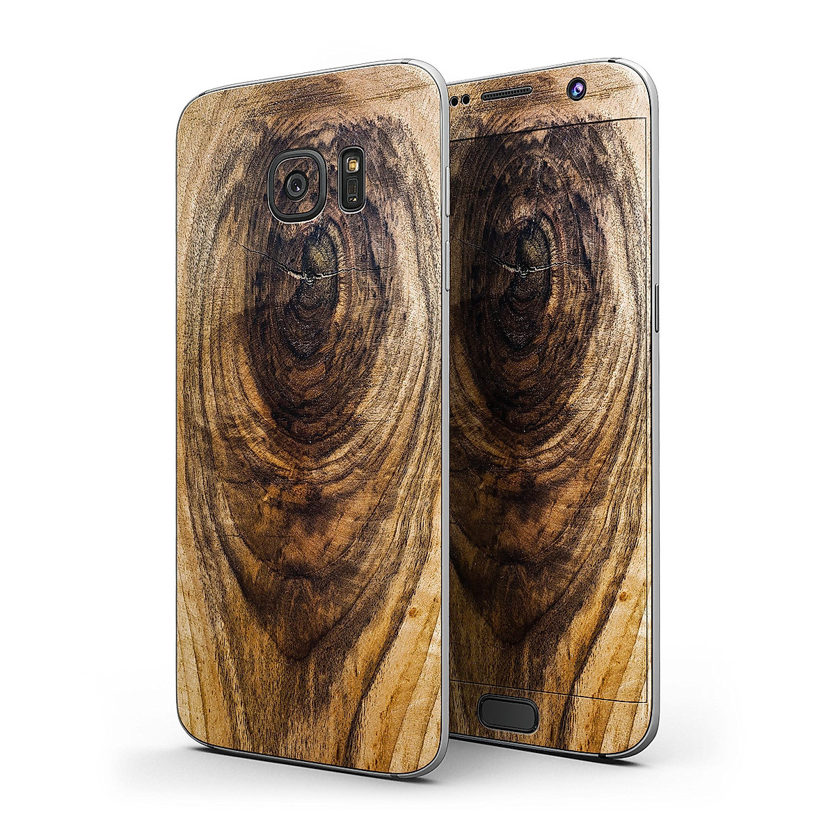 Design Skinz Design Skinz Light Knotted Woodgrain Full-Body Wrap Decal Skin-Kit for The Galaxy S9 Plus