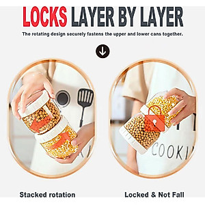 3-Piece Cute Glass Jars with Screw Airtight Lids, Wide Mouth Bottle Glass Storage Jars with Lids for Food Candy Grain Kitchen, Cat Claws Overnight Oats Containers Jars Small Stackable Canning Jar