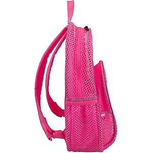 Eastsport Mesh Backpack With Adjustable Padded Shoulder Straps (Pink)