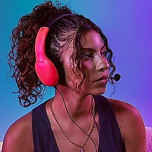 PDP Gaming LVL40 Stereo Headset with Mic for Nintendo Switch/Switch Lite/Switch OLED - Wired Power Noise Cancelling Microphone, Lightweight Soft Comfort On Ear Headphones 3.5mm jack (Mario Red & Blue)