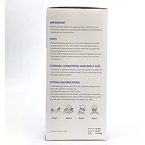 Raxwell KN95 RX9501 Disposable Face Mask 99% Filter Efficiency (50 Pack)