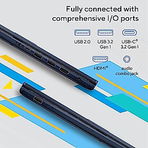 ASUS 2023 Newest Vivobook 15 Laptop, 15.6 Inch FHD Display, Intel Core i3-1215U Processor, 12GB RAM, 256GB SSD, Intel UHD Graphics, WiFi, Bluetooth, Windows 11 Home in S Mode, Quiet Blue