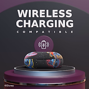 Disney Lilo and Stitch Bluetooth Earbuds w/Charging Case- Wireless Headphones w/Built-in Mic+ Up to 30 Hrs Playtime- Lilo and Stitch Gifts for Girls,Boys,Women,Men,All Fans of Lilo and Stitch Stuff