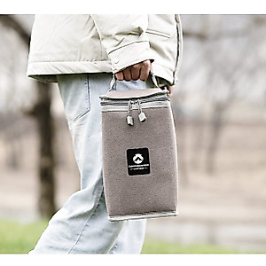 CAMPINGMOON Camping Gear Lantern Storage Case T-8,T-9 (10.2'' Height (T-9BC))