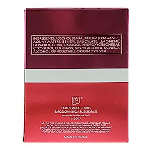 Ultrared by Paco Rabanne For Women. Eau De Parfum Spray 2.7-Ounces