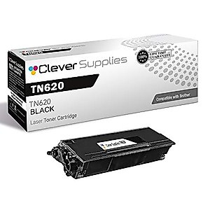 CS Compatible Toner Cartridge Replacement for Brother TN620 TN620 Black DCP-8050DN DCP-8080DN DCP-8085DN HL-5340D HL-5350DN HL-5350DNLT HL-5370DW Toner Cartridge Black