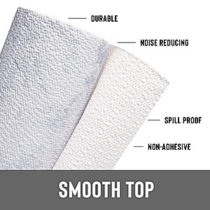 Con-Tact Brand Grip Prints Non-Adhesive Non-Slip Counter Top, Drawer/Shelf Liner, 12" x 20', Carrara Marble