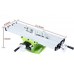 Multifunction Worktable Milling Working Cross Table Milling Machine Slide Table Vise Fixture for DIY Lathe Bench Drill Adjustment X-Y