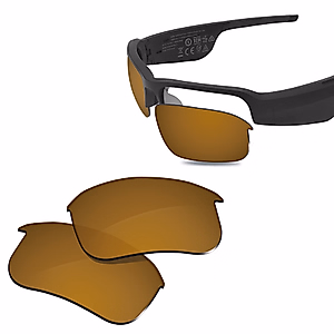 Glintbay 100% Precise-Fit Replacement Sunglass Lenses for Bose Tempo BMD0011 - Polarized Bronze Gold Mirror