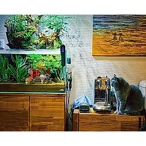 Mechpia Fish Tank Decorations Set, Aquarium Coral Decorations Fish Cave Hideout Artificial Plastic Plants Betta Ornament Accessories