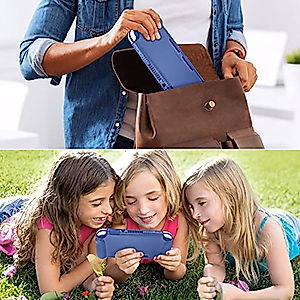 Fintie Case for Nintendo Switch Lite 2019 - Soft Silicone [Shock Proof] [Anti-Slip] Protective Cover with Ergonomic Grip Design for Switch Lite Console (Navy Blue)