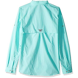 Columbia Boys Bahama Long Sleeve Shirt, Gulf Stream, Small