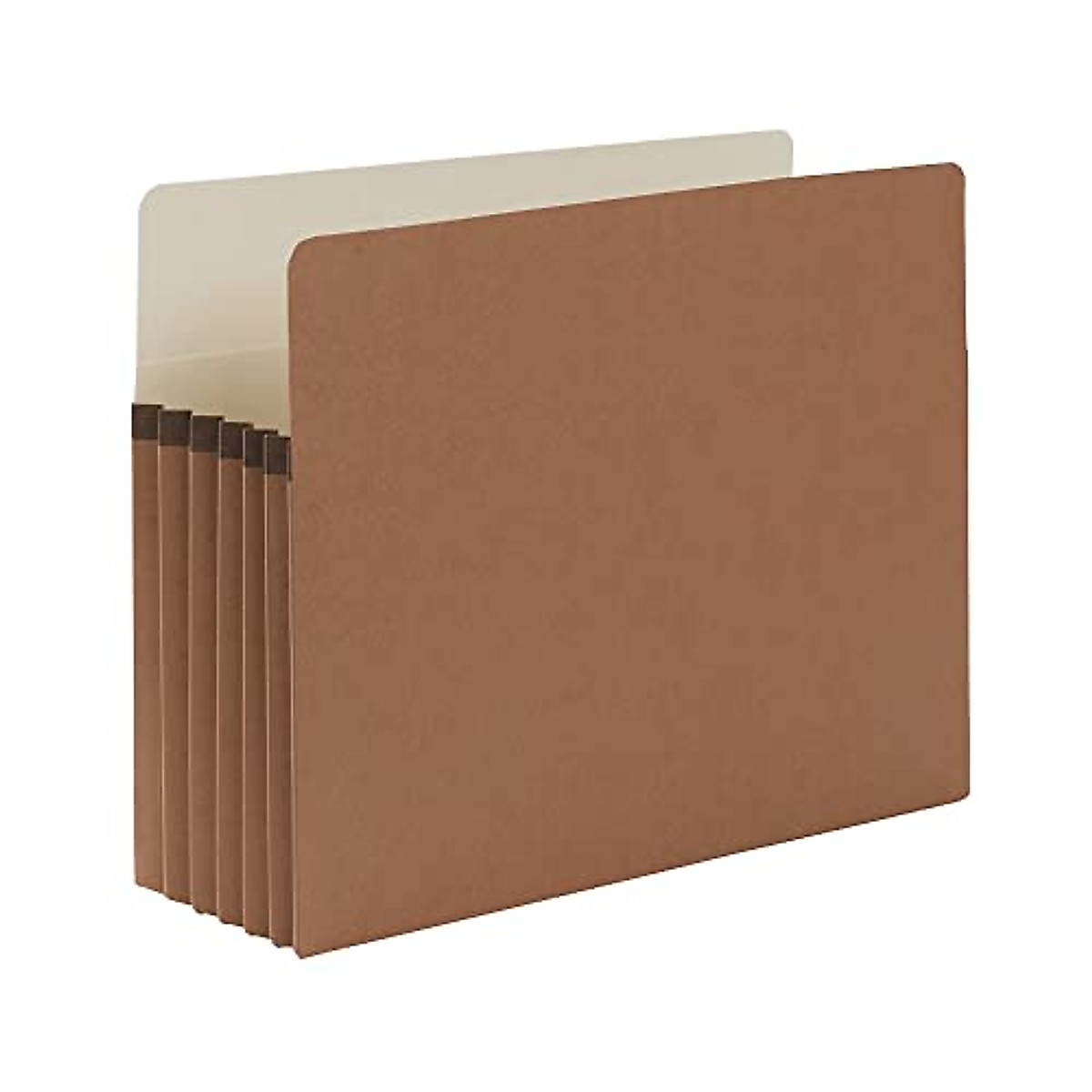 Smead® "Workhorse" Expanding File Pockets, 5 1/4" Expansion, 9 1/2" x 11 3/4", 30% Recycled, Redrope, Pack Of 10