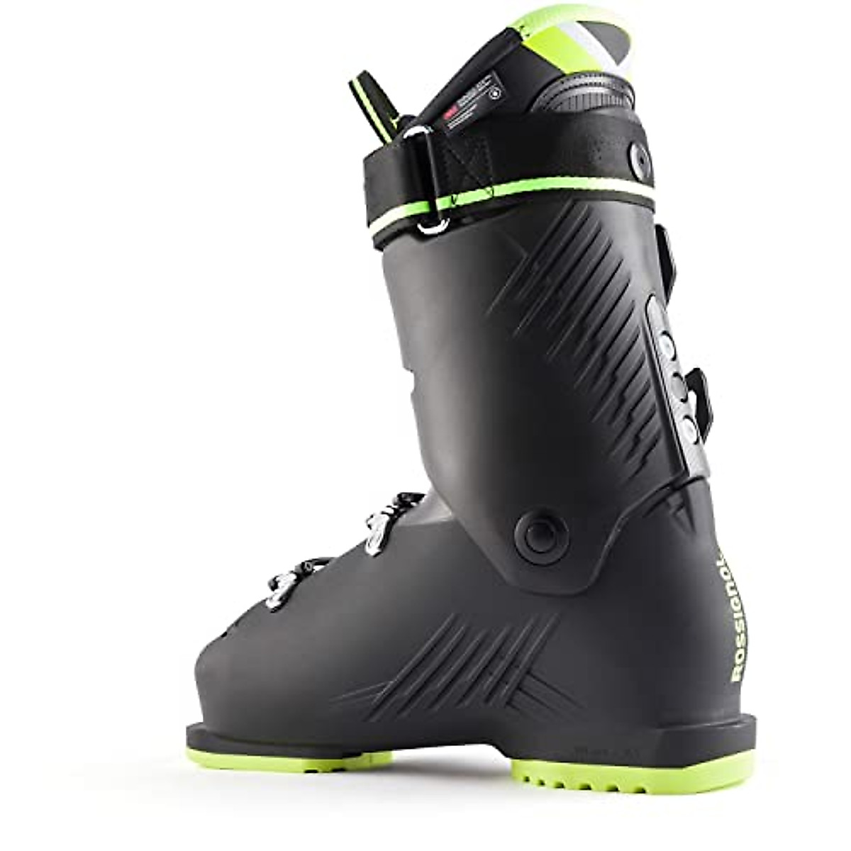 Rossignol Hi-Speed 100 Hv Boots, Color: Black Yellow, Size: 275 (RBL2130-275)
