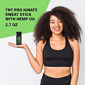 TNT Pro Ignite Workout Enhancer Sweat Gel Stick: Hot Cream for Tummy Belly - Belly Firming, Thigh & Arm Hot Sweat Cream, Exercise Thermogenic Cream For Men & Women, Skin Tightening Heat Lotion