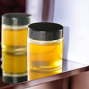 Hoa Kinh 4oz Glass Jars With Lids, Mini Round Canning Jars Wide Mouth, 40 Pack, Empty Cosmetic Bottles for Storage Creams, Beauty Products, Lotion, and Ointments