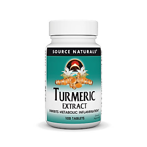 Source Naturals Turmeric Extract - Supports Healthy Inflammatory Response* - 100 Tablets