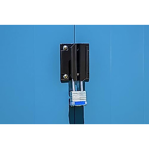 Arrow Classic Steel Storage Shed, 10x14, Blue Grey