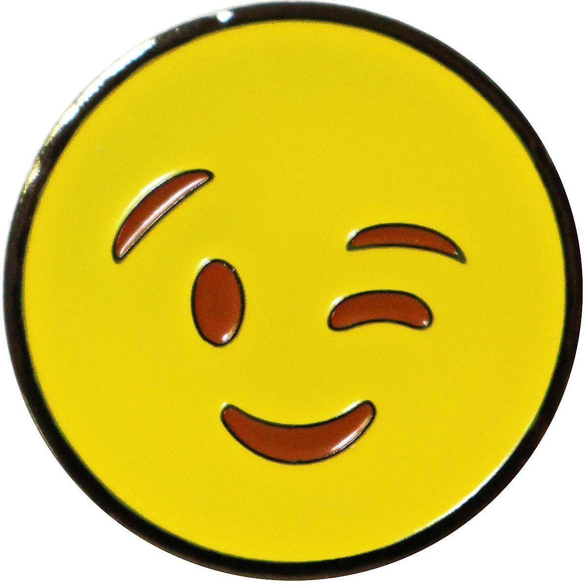 Putter Mounted Divot Tool and Ball Marker - Emoji - Winking