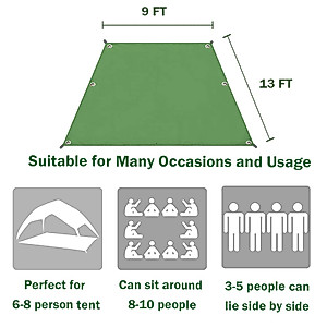 AYAMAYA Backpacking Tent 2 Person + Tent Footprint