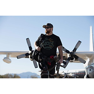 Gatorz Eyewear, Magnum Model, Aluminum Frame Sunglasses - Blackout Tactical Style/Smoked Polarized Lens