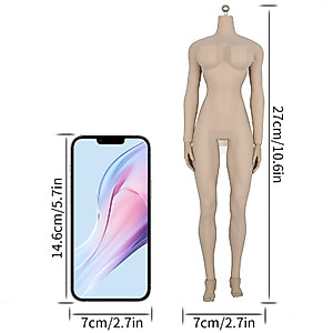 OBEST TBLeague 1/6 Female Super Flexible Seamless Body Suntan Action Figure (S23B) (Not Include Clothes and Head)